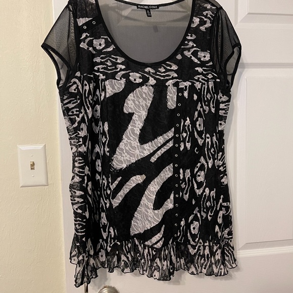 Rachel Cole | Tops | Rachel Coke Zebra Print Top | Poshmark